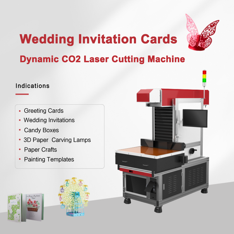 Sunic Easy To Operate Pop Up Wedding Invitation Card Cutter Galvo Co2 ...